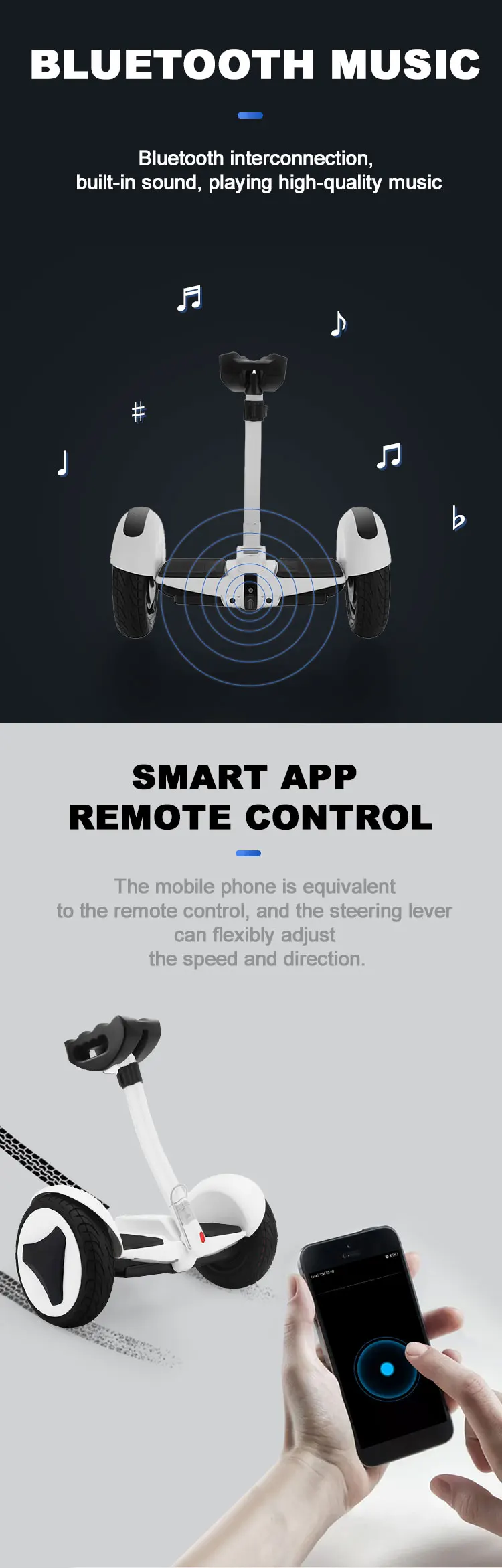 10 Inch Off-Road 700w Motor Intelligent Balance Car, Self Balancing ...