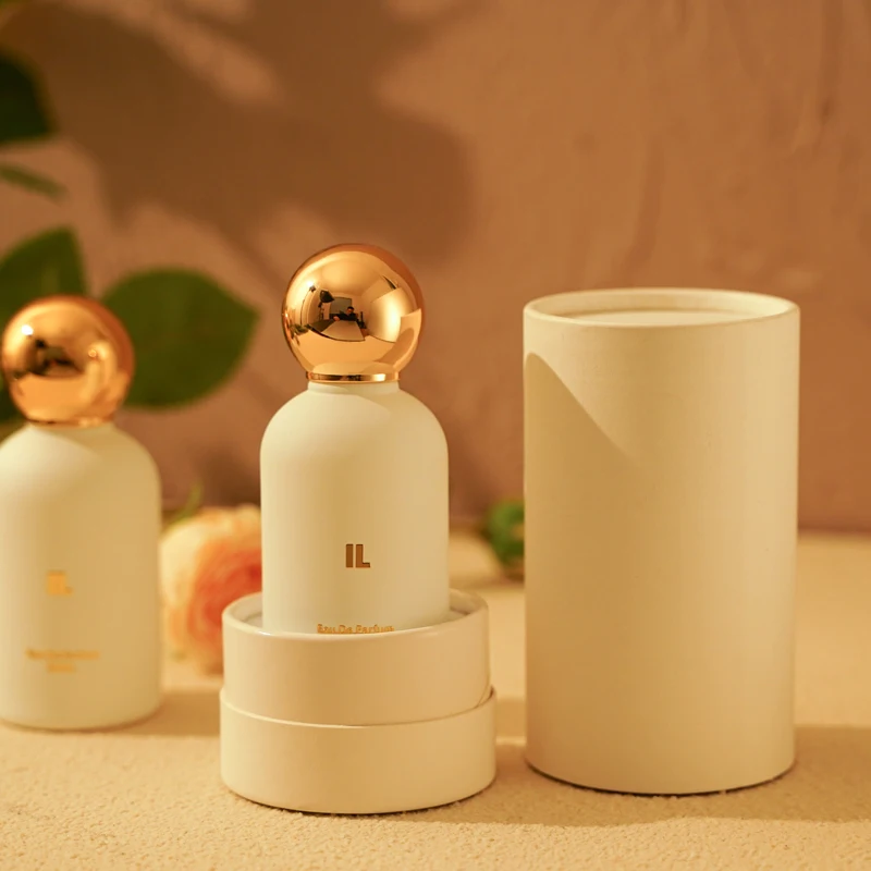 100ml Luxury Perfume Bottle - Empty Gold Cap Parfum Packaging