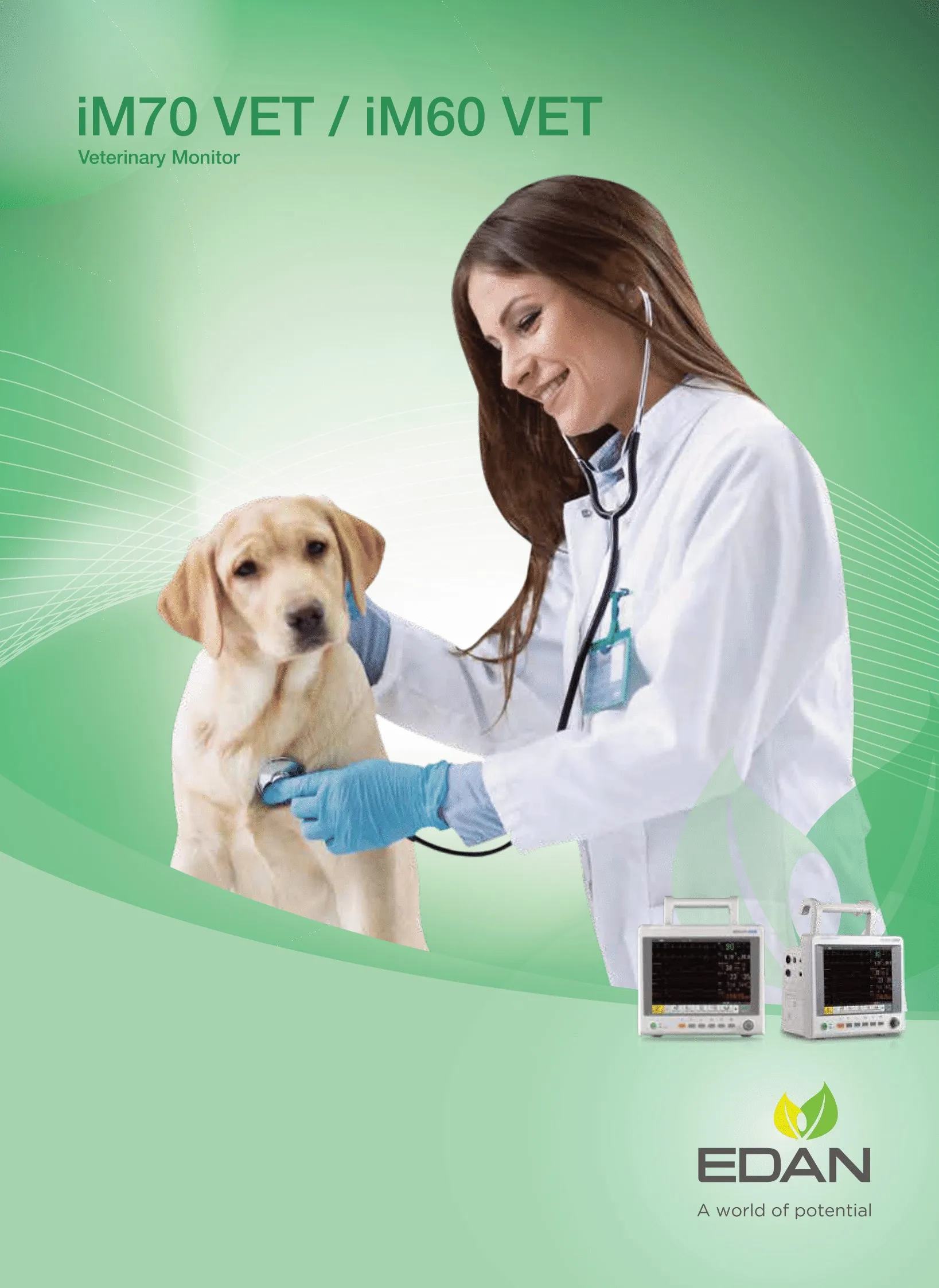 Edan IM60 IM70 VET Veterinary Multi Parameter ICU Patient Monitor ...