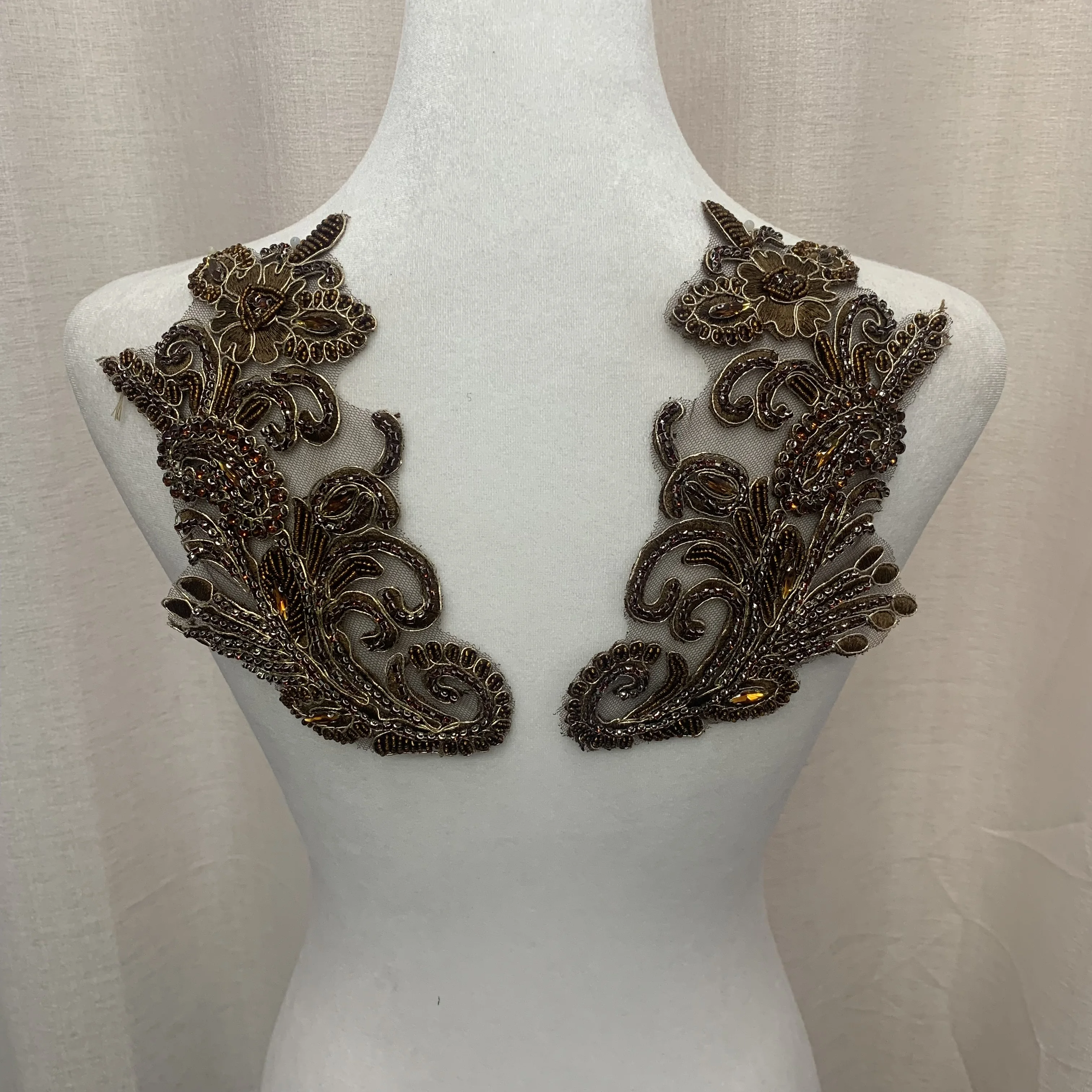 2024 New Design Shoulder Patch,Beaded Applique Sew On Accessories - Buy ...