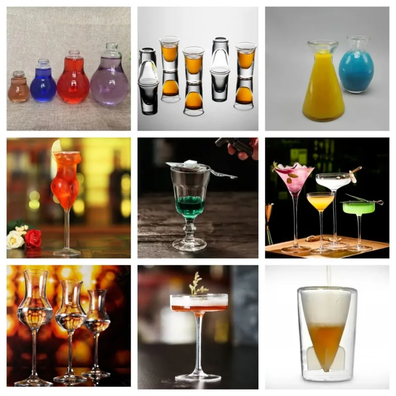 Personality Split-Level Layered Jager Bomb Shot Glasses