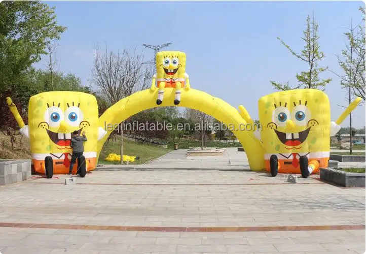 Advertising Inflatable Arch - Doraemon Spongebob Balloons