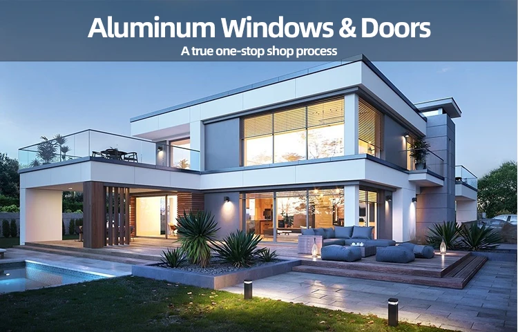 Window Thermal Insulated Windows Double Glazed Aluminum Alloy Sliding ...