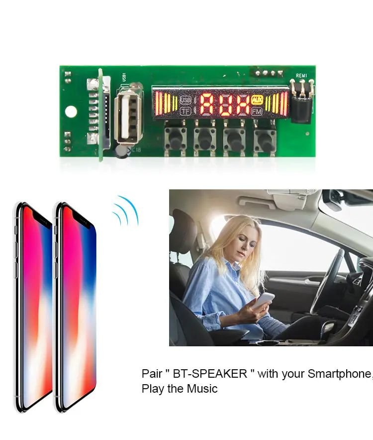VIRE Bluetooth 5.1 MP3 Player Decoder Board - Versatile Audio