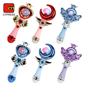 New Design Light Up Toy Magic Moon Princess Wand Flashing Led Fairy ...