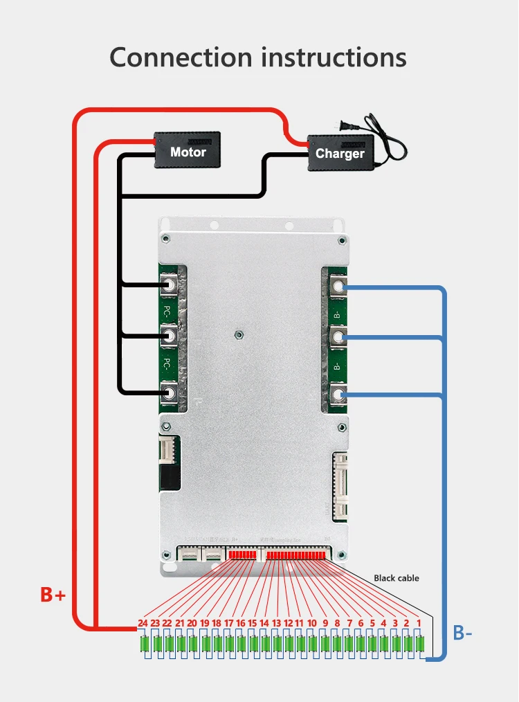 Tdt Battery Management System Ais (bms) Smart 12-24s 20-150a High ...