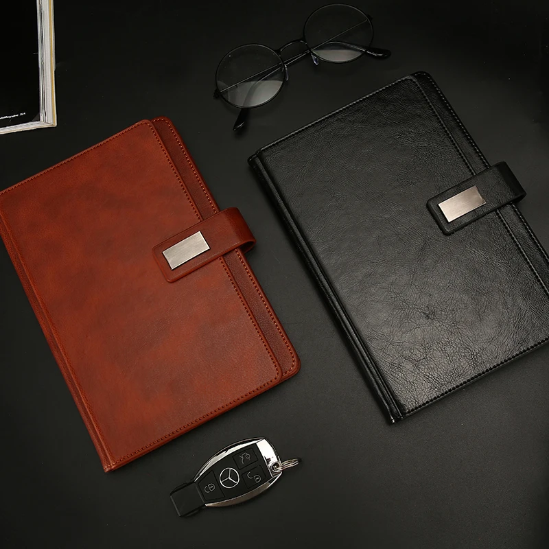 Customizable Leather Cover Planner Notebook - Wholesale Fashionable ...