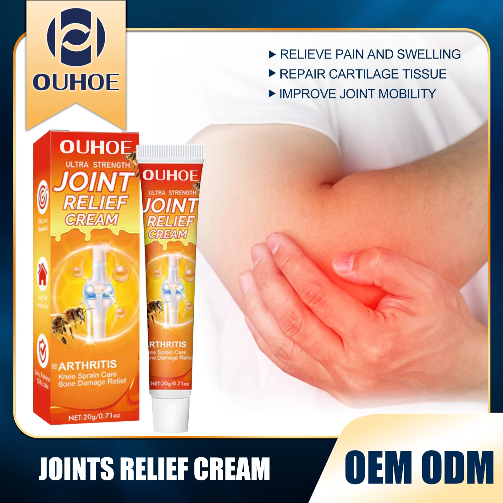 Ouhoe Synovial Meniscus Pain Soothing Cream Effusion Knee Joint ...