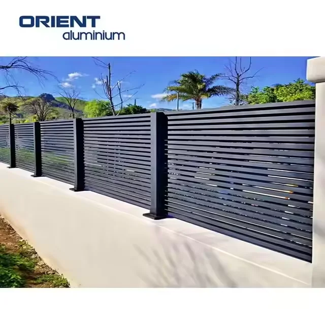 Aluminum Louver Fence System Garden Louver Slat Fence Aluminium ...
