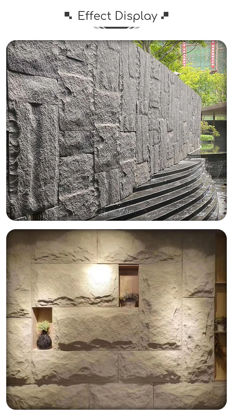 Pu Stone Wall Panel Polyurethane Artificial Stone Pu Brick Stone Wall ...