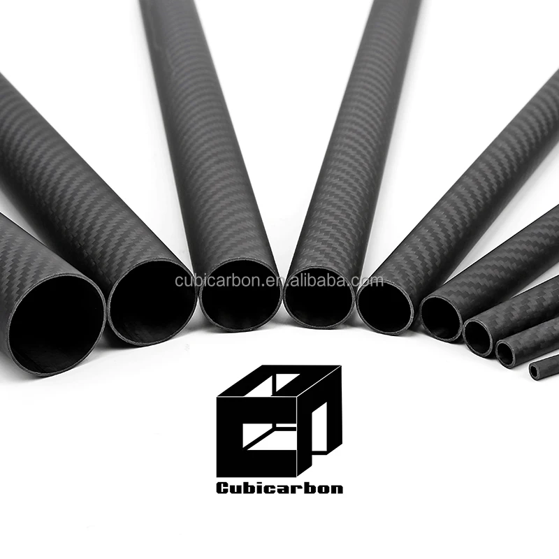 Hot Sales CFRP Tubes OEM 3K Pattern Black or Colored Finish Hollow ...