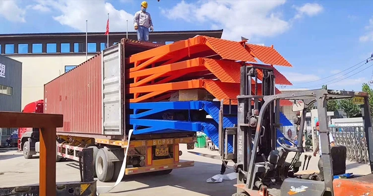 Hydraulic Dock Leveler Loading Ramp Bridge Mobile Ce Movable Side ...