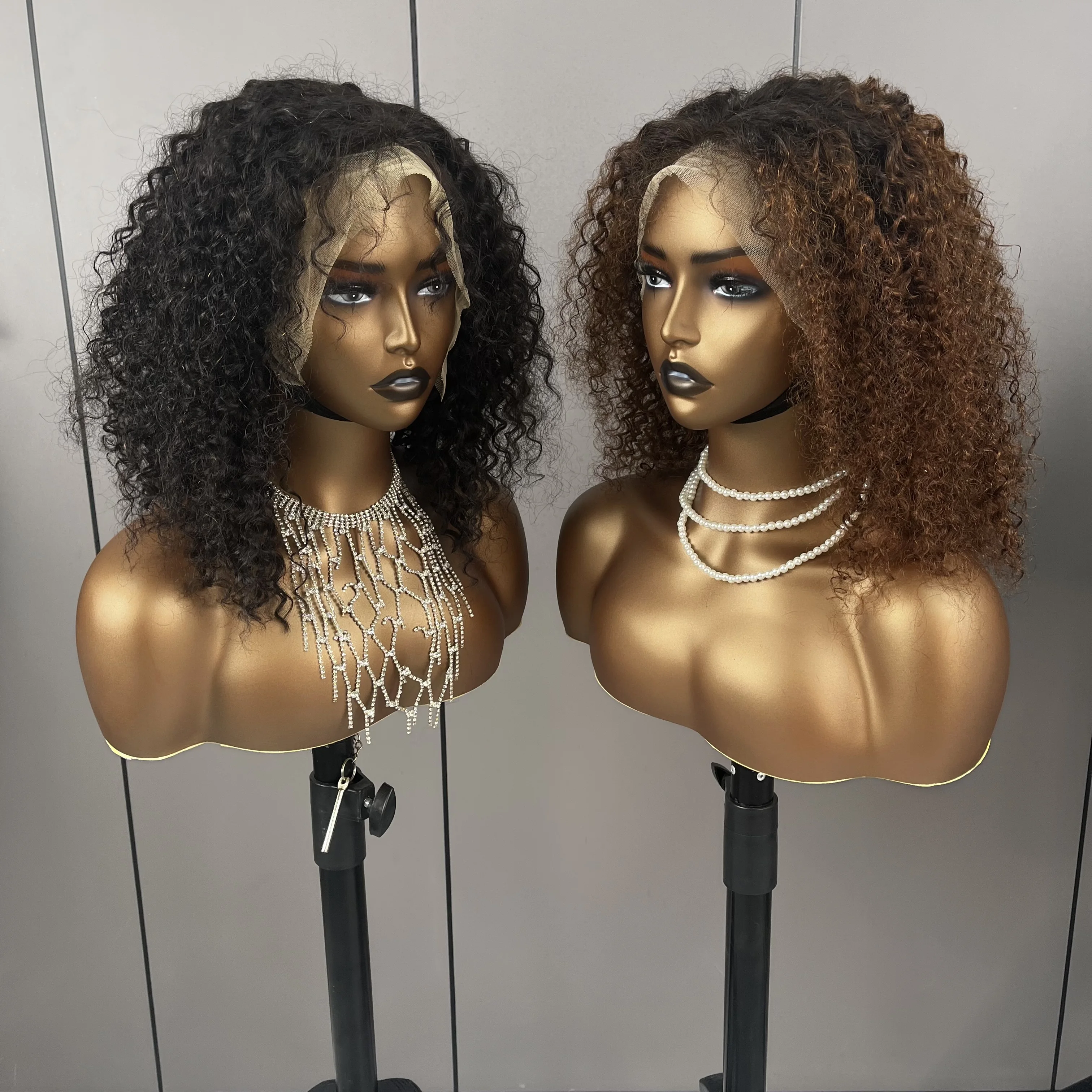 250% Density HD Transparent Deep Wave Lace Frontal Wig