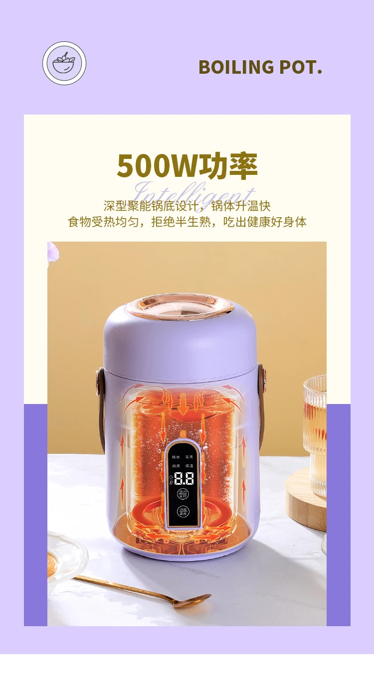 Multi-functional Electric Portable Cooking Pot With Single Handle And ...