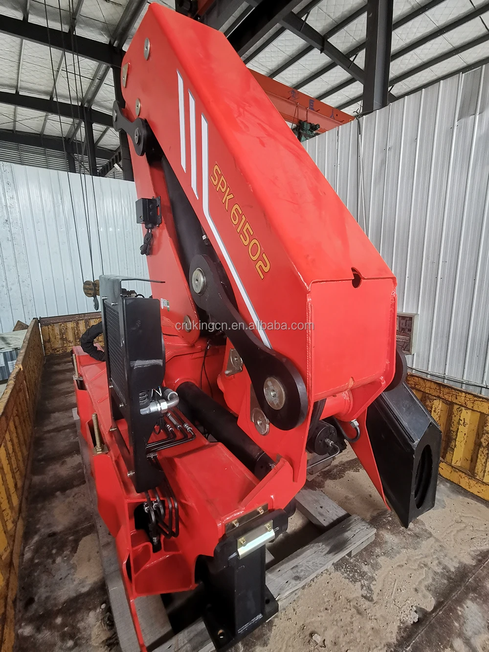 8 Arms Hydraulic Boom Extension Knuckle Boom Crane 23 Ton