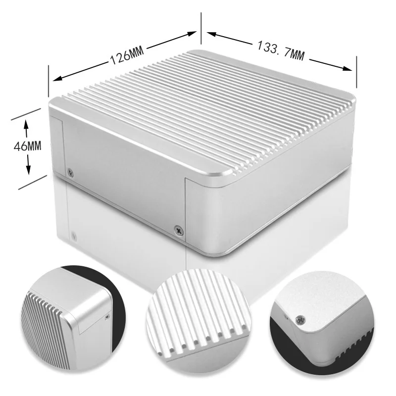 Customized high quality aluminum extruded electronic enclosure