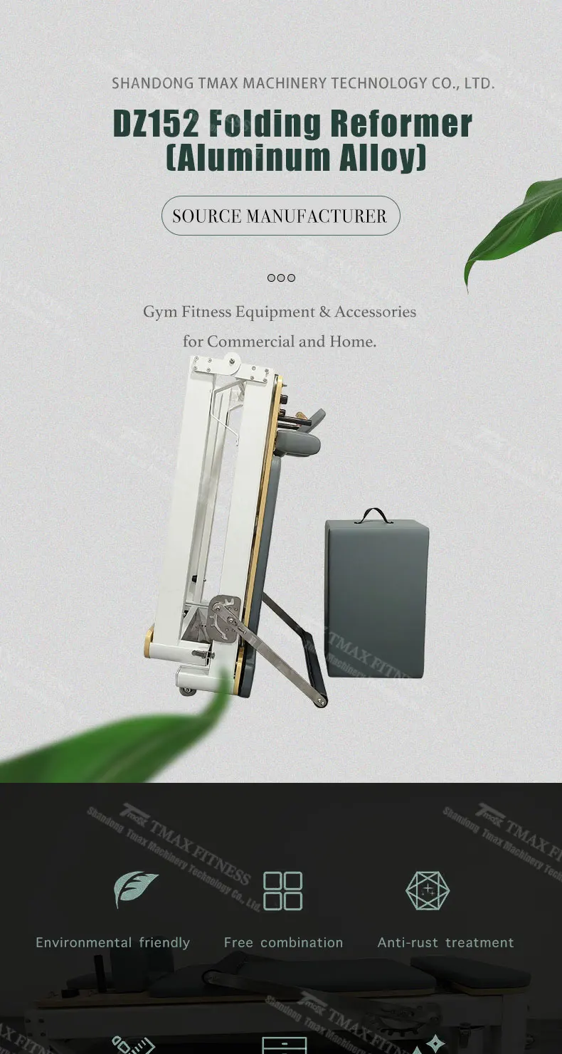 Pilates Reformer Foldable: Dynamic Workouts,Effortless Storage Portable ...