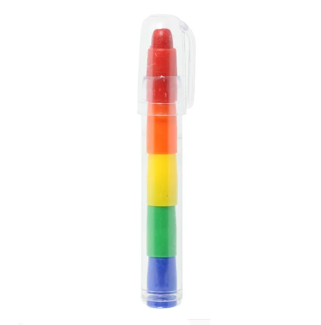 Funny Drawing Coloring Pen Bulk Stackable Crayon Pencil - Buy Stackable ...