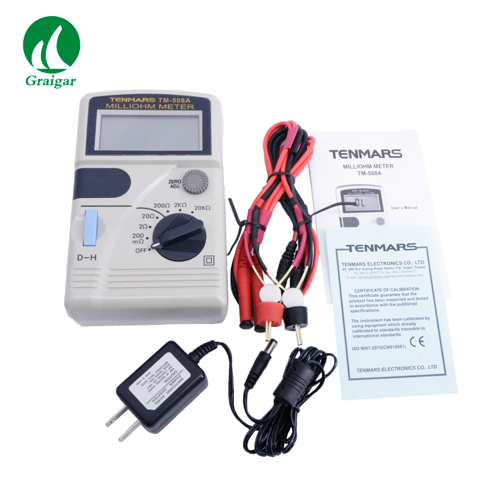 Digital Milliohmmeter Low Ohmmeter TM-508A Measuring Instrument ...