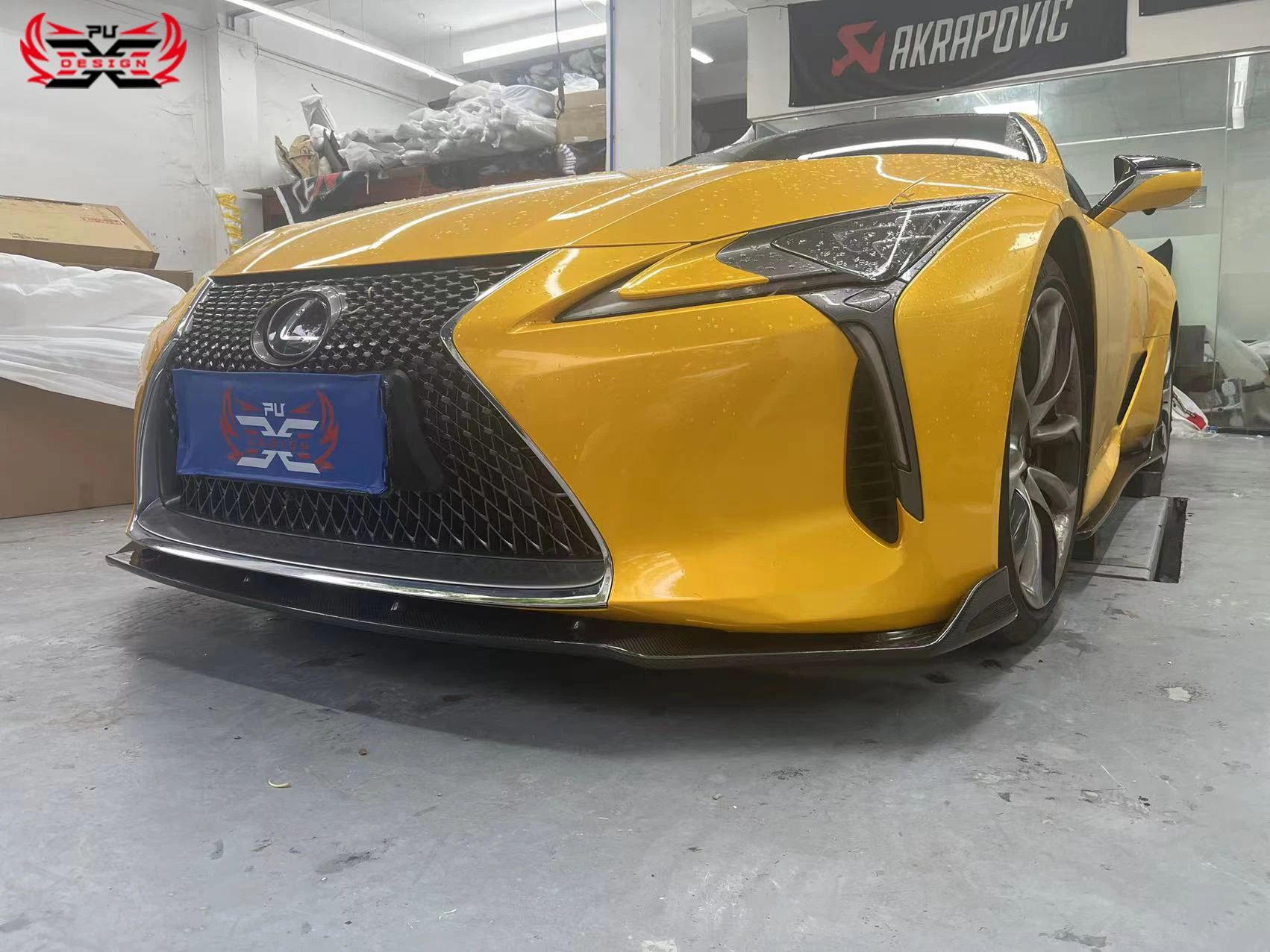 Perfect Fitment Carbon Fiber Front Lip for Lexus LC500 & LC500H ...