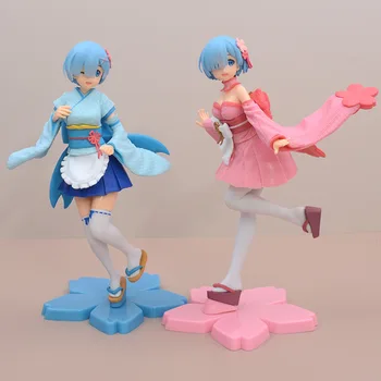 2 Colors Kimono 23cm Re Zero Anime Figure Manga Re Life In A Different ...