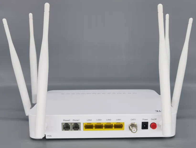 Zxhn F688 V9.0 4ge 2pots 2fxs 2.4g 5g Dual Band Wifi Rf Catv Ont Gpon Fiber Router Onu Original ...