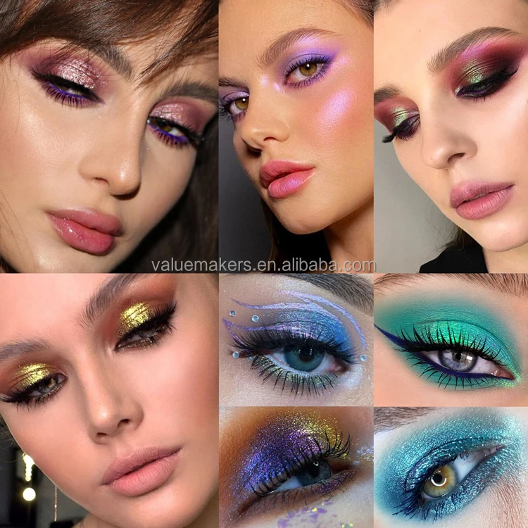 Custom DIY Eyeshadow Palette - Loose Red Glitter Pigment