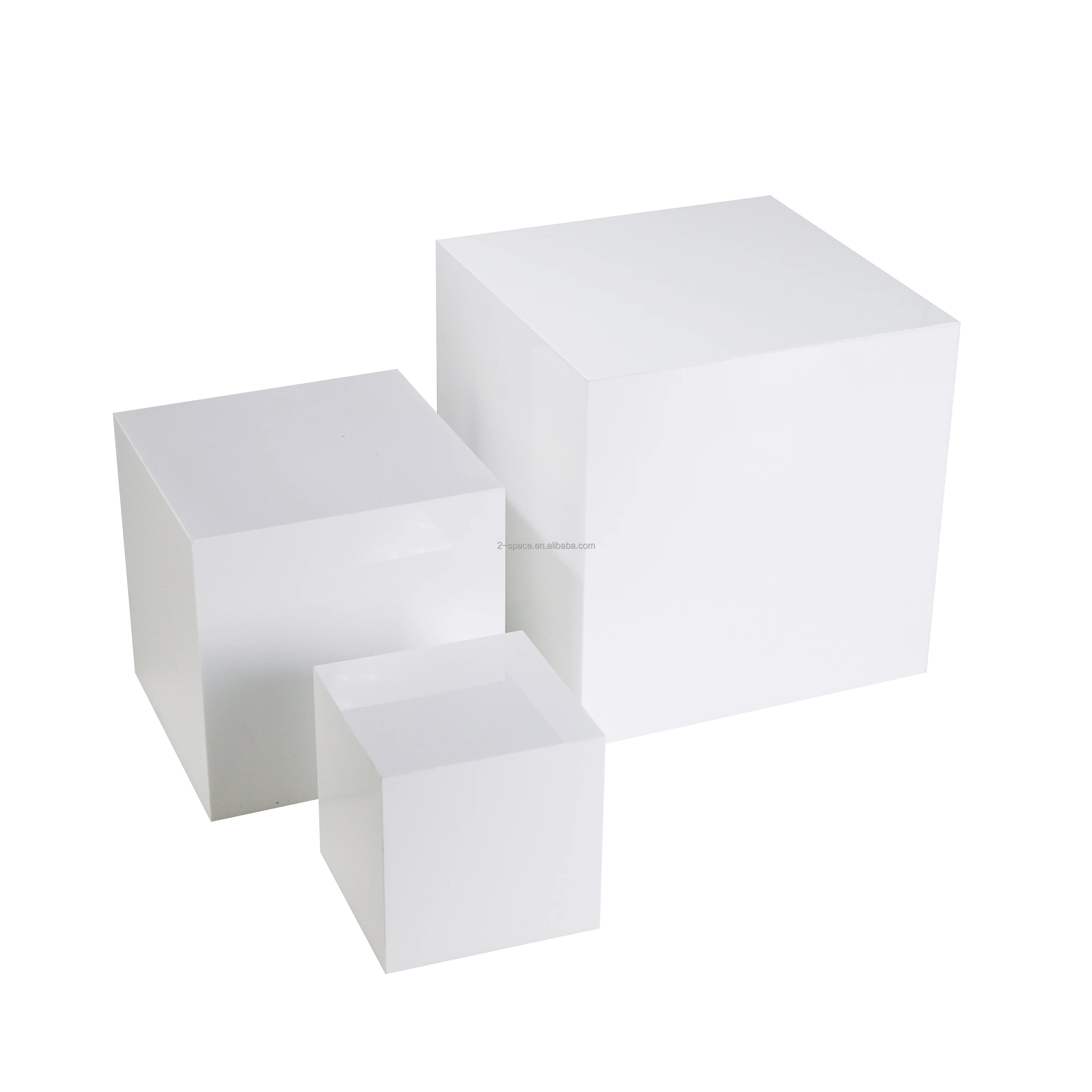 Custom Buffet Acrylic Food Stand White Acrylic Catering Buffet Risers ...