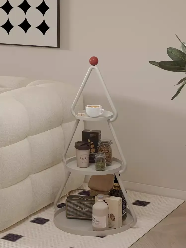 Nordic Modern Interior Amazing 3 Tiered Triangle Shaped Metal Storage ...