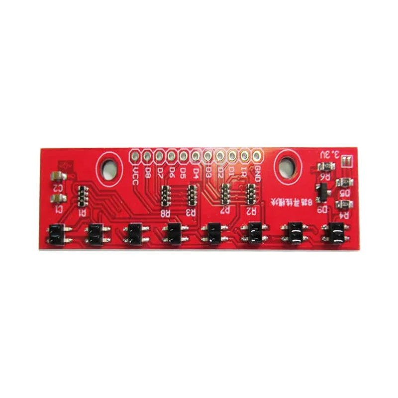 8-channel tracking module infrared detection tracking sensor module 3 ...