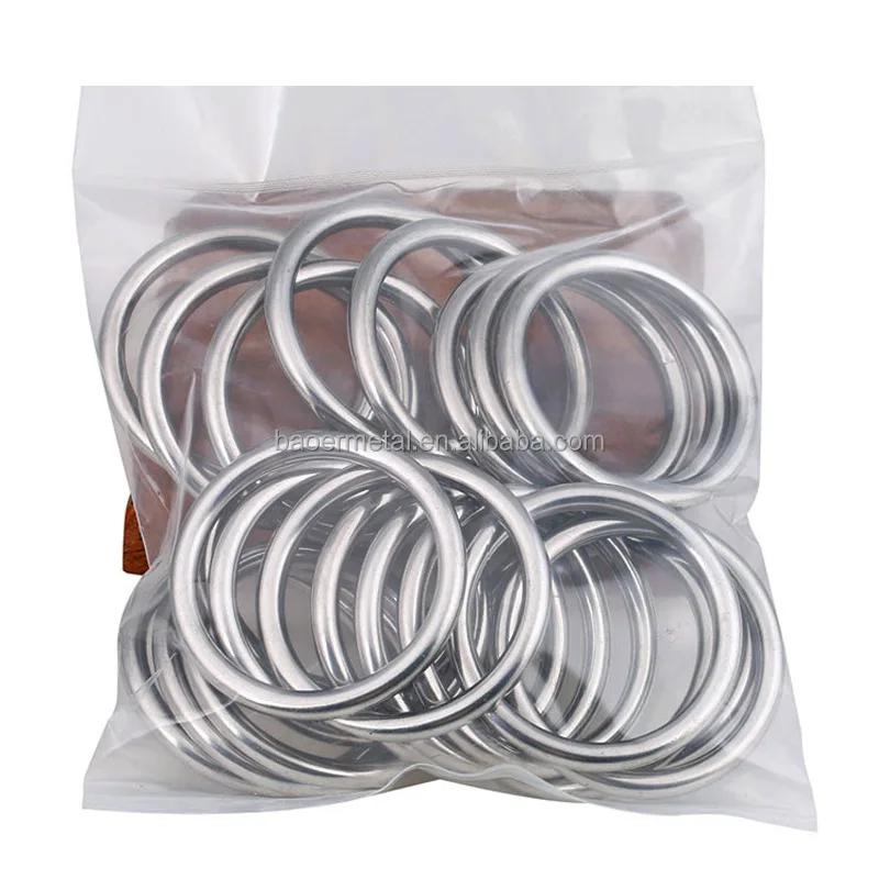 Stainless Steel 304 Rigging Hardware Fittings Welded Round Polishing M8 ...