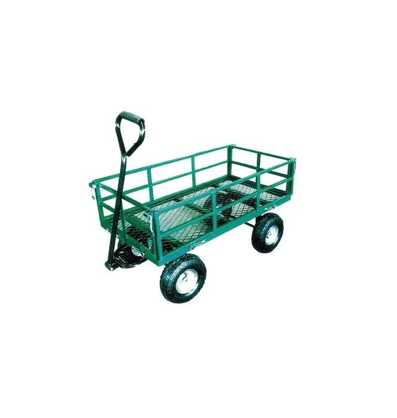 Heavy Duty Utility Cart with Steel Wire Mesh - 250KG Capacity