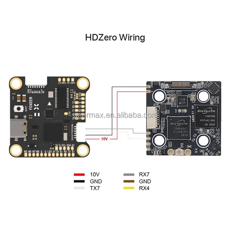 Uav Components Flight Control 1 Set 2812 Led Smart Audio H743 4-8s ...