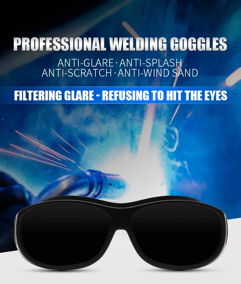 Protection Glass White Light Glass Welding Google Glasses - Buy Welding ...