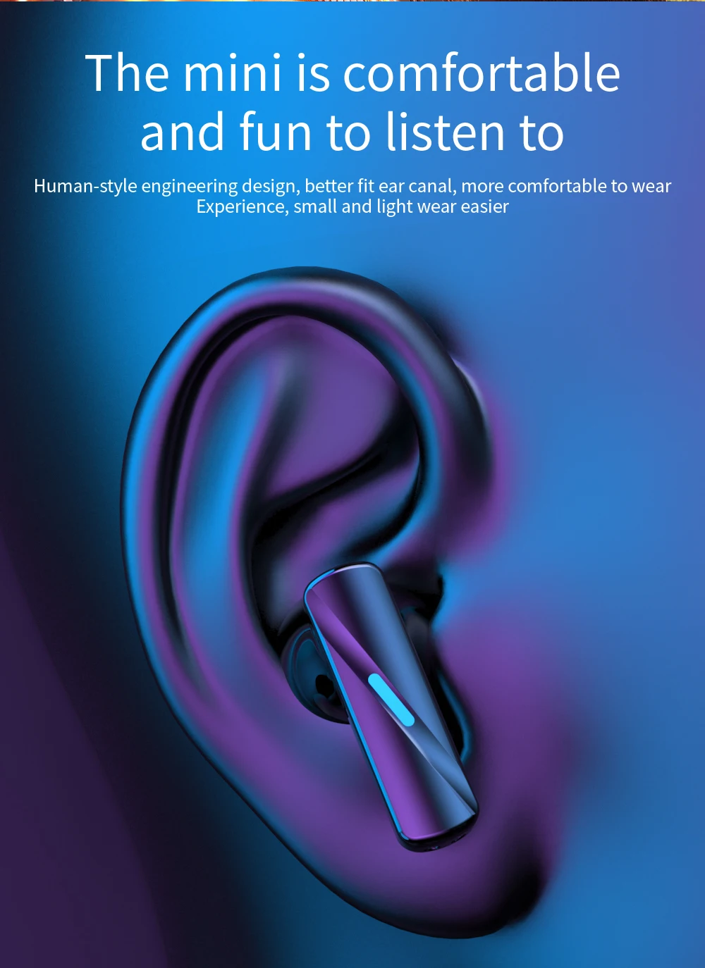 Anc Enc Neck Band Wireless Earphones Gaming In-ear Earphones Headband ...