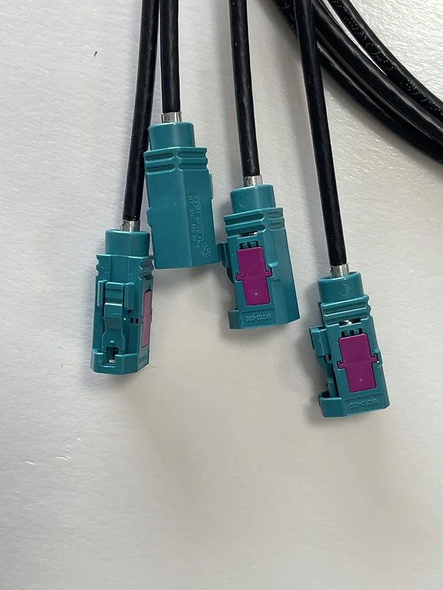 Mini Fakra And Fakra Rf Wiring Harness Assembly For Automotive 59z113 ...