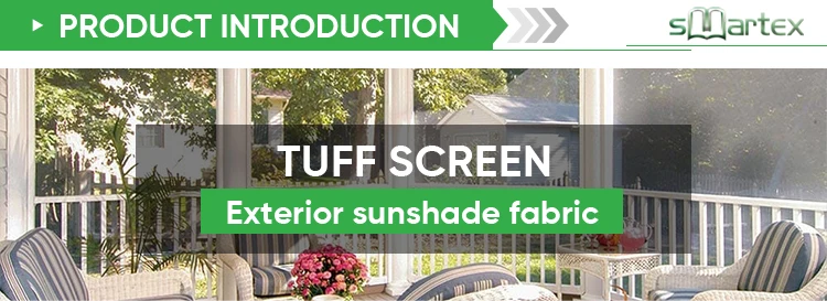 16x14/17x20mesh Tuff Screen Heavy-duty Pool Screen Exterior Retractable ...