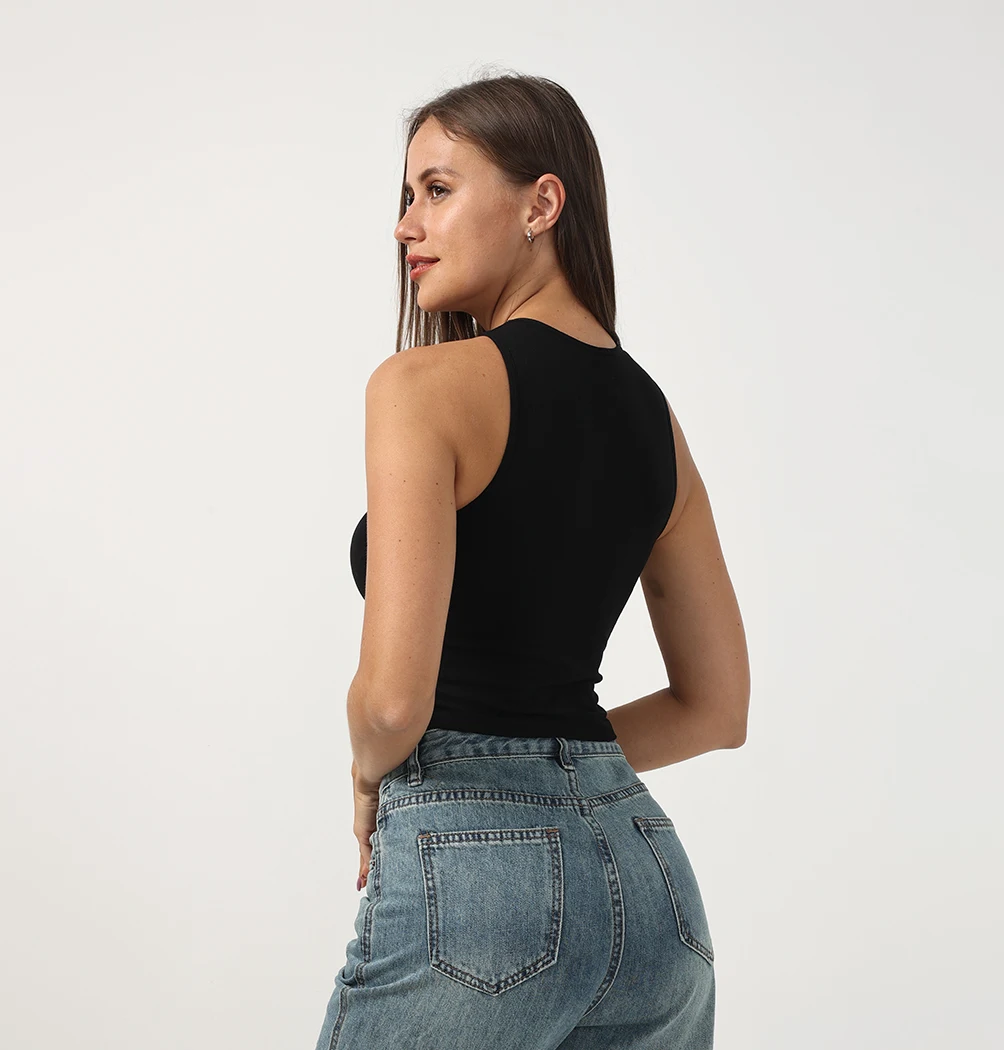 Fashion Front Cut Out Solid Sleeveless Running Sport Bra Top Fitness Exercise Sexy Film Girl ...