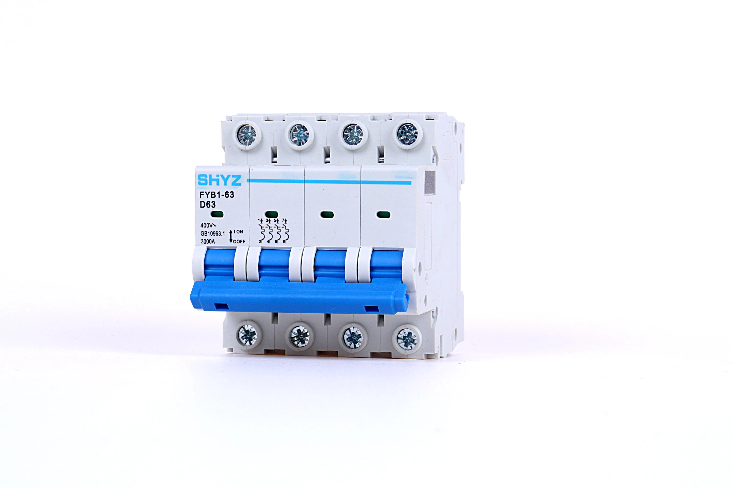 High Quality Miniature Circuit Breaker D63 1P 2P 3P 4P Thermal Switch ...