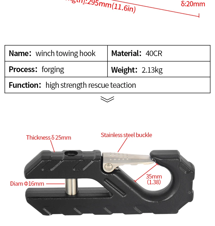 254 Millimeters 10 Inches Winch Guide and Trailer Hitch 40cr Forging ... 254 Millimeters 10 Inches Winch Guide and Trailer Hitch 40cr Forging ...