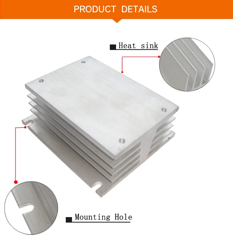 Thyristor Radiator Rectifier Heatsink Relay Aluminum Heat Sink MF303 ...