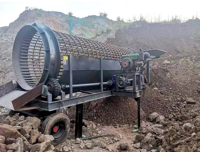 Rotary Trommel Screen Compost Screening Machine Rotary Sand Screening ...