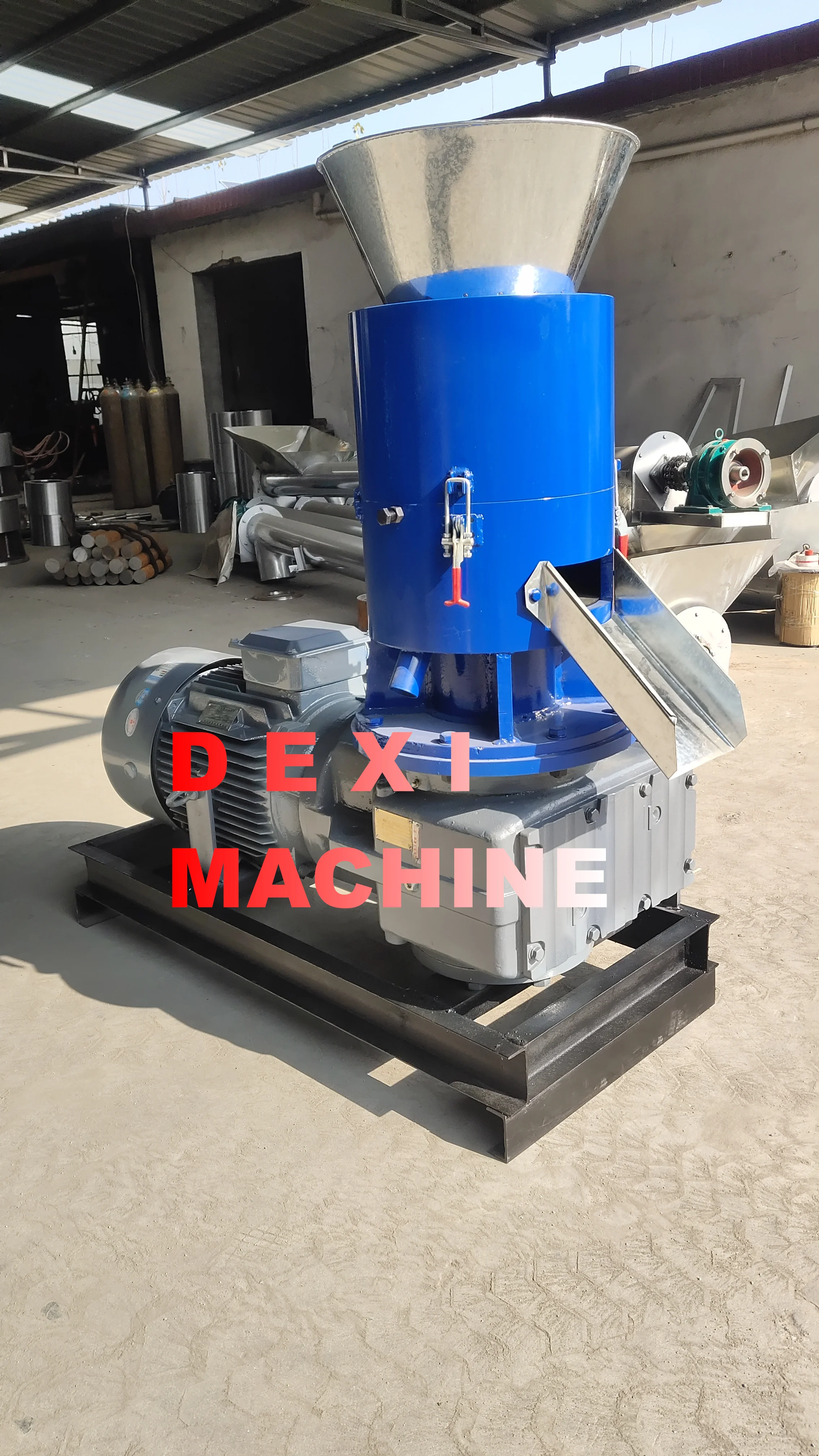 Skj Series Flat Die Wood Pellet Mill With High Quality Motor Machine ...