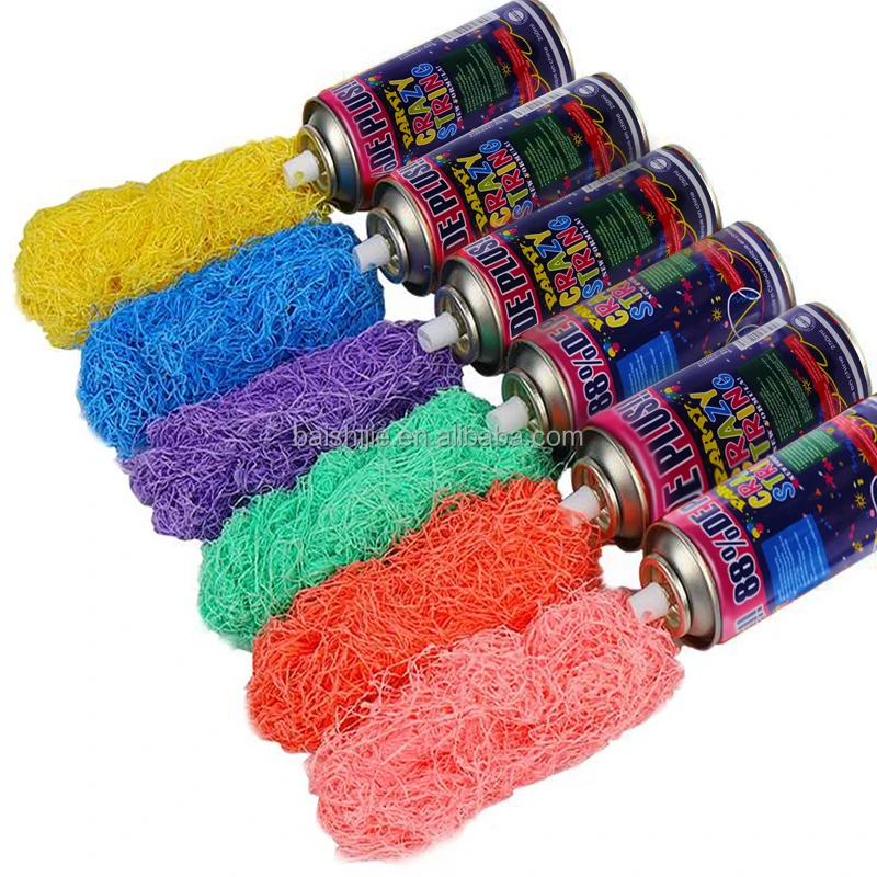 Colorful Party Spray Color Silly String - High Quality Fun