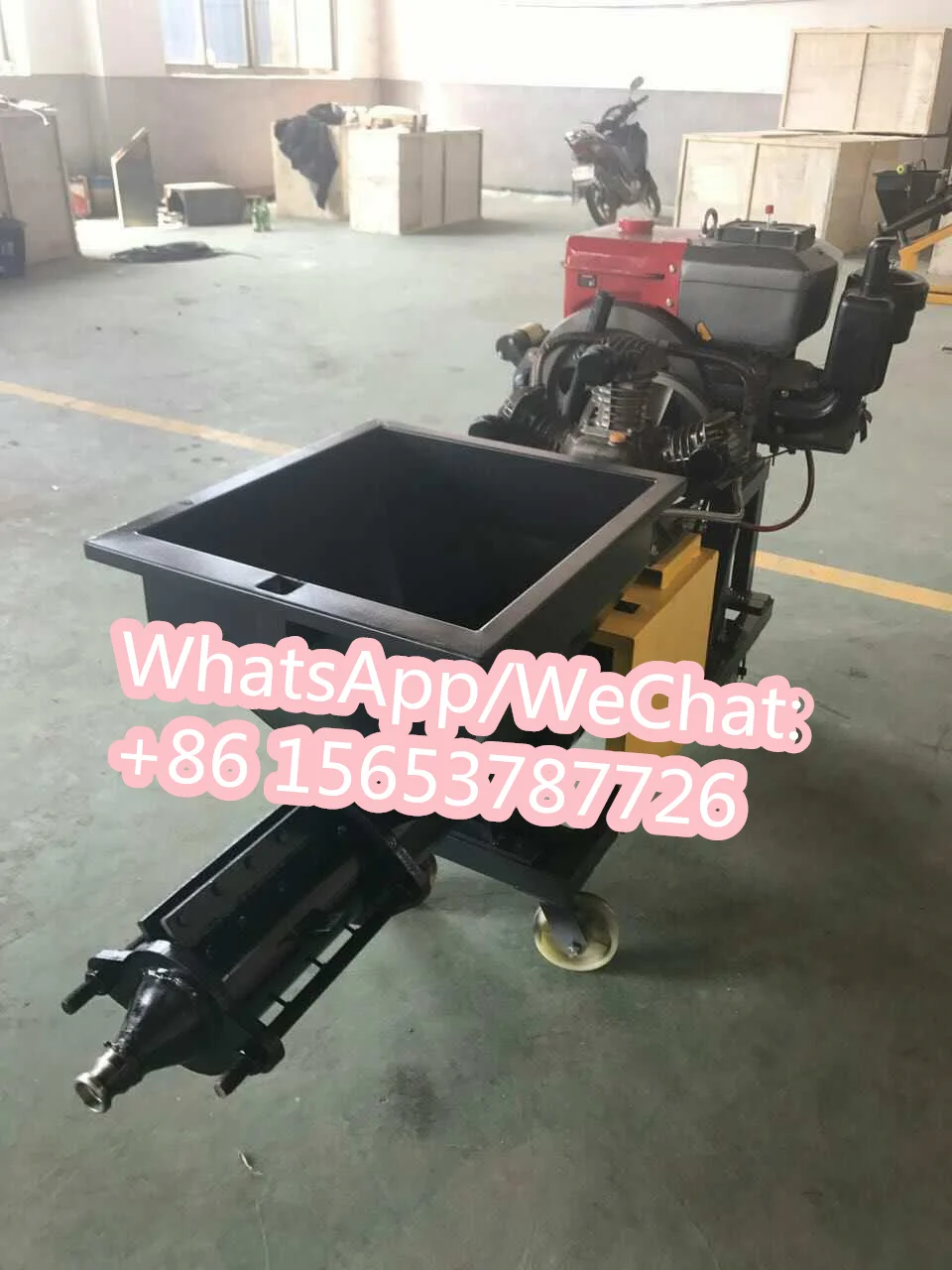 Automation Cement Mortar Spraying Machine Putty Plaster Sprayer Wall ...
