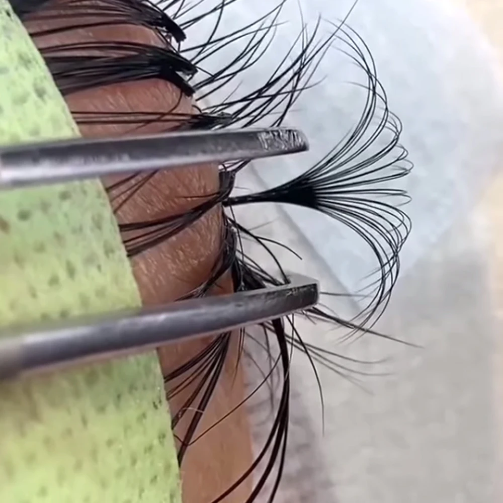 Las Extension Trays Volume Soft Silk Lash Extensions 25mm Mink Eyelash ...