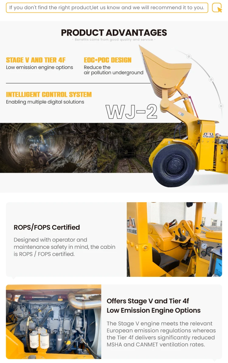 Underground 4 Wheels Lhd Mine Scooptram With 115kw Deutz Engine - Buy ...