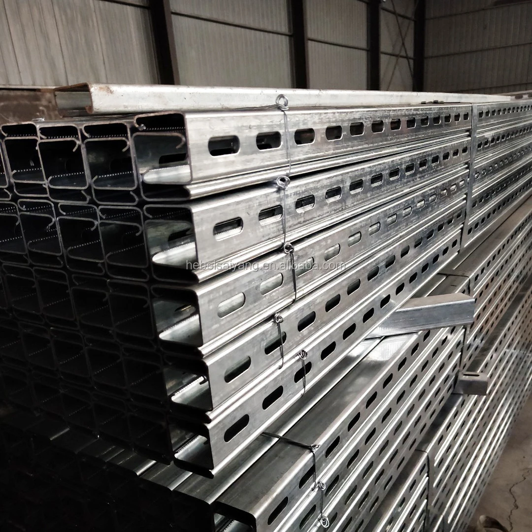 Pre-galvanized Strut Channel Unistrut C Channel Steel Factory Price ...