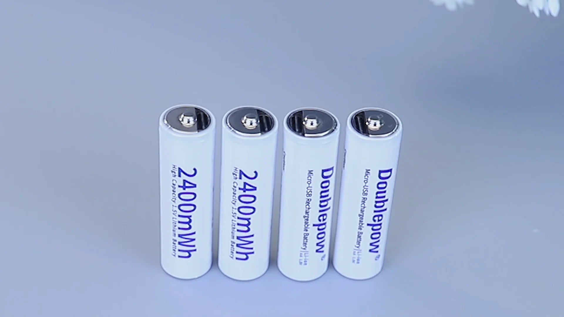 Doublepow 2400mwh Aa 1.5v Type C Rechargeable Lithium Ion Battery New ...