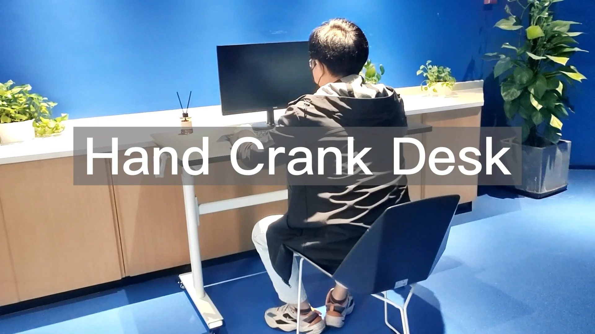 Nbhy 고품질 금속 컴퓨터 테이블 높이 조절 수동 핸들 크랭크 서 사무실 책상 프레임 - Buy 고품질 수동 책상,핸들 크랭크 ...